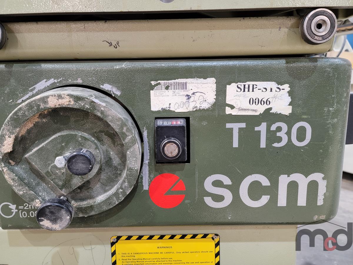 SCM T130 NPS Sliding Table Shaper w/ Feeder